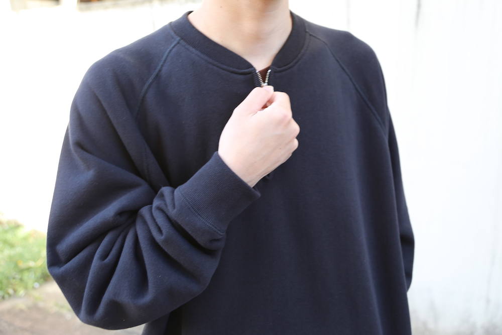 LOOPWHEELER for Graphpaper Half Zip Sweat"BLACK"スタイル.2019.10.14. | 446 ...